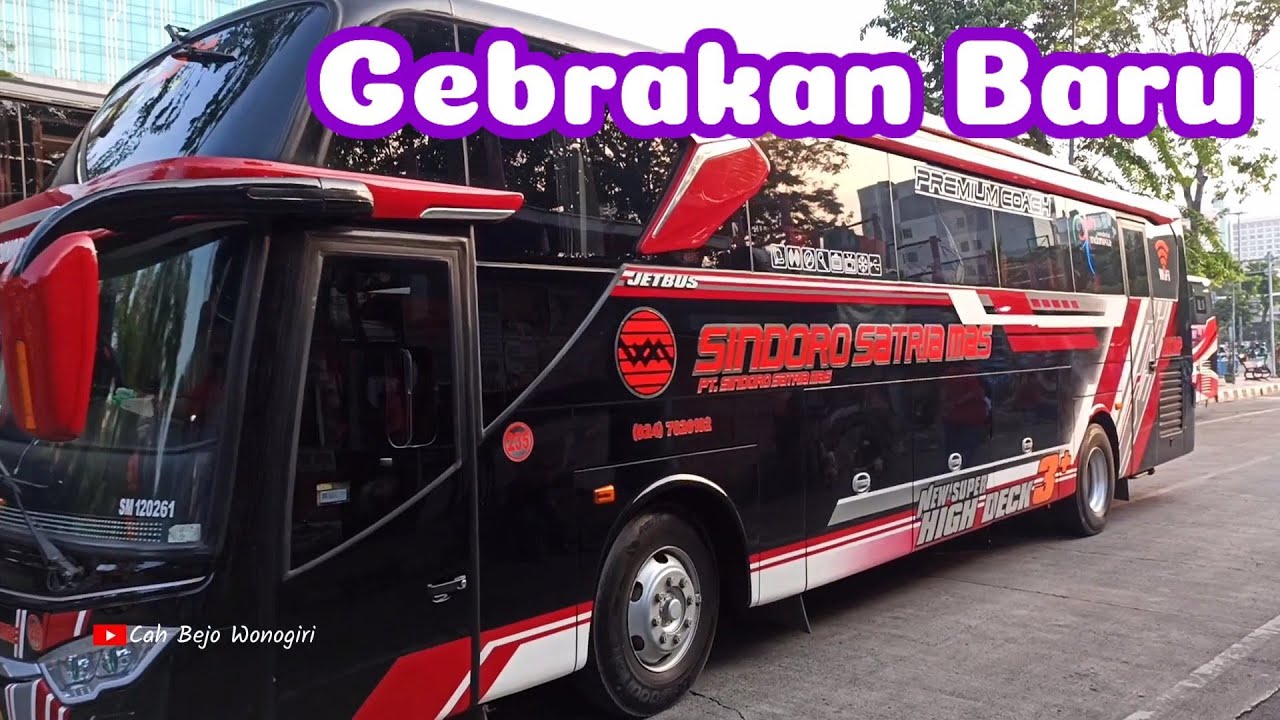 bus sindoro satria mas si hitam gagah - YouTube