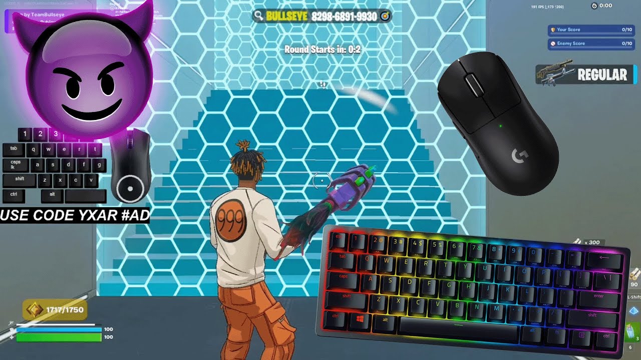 Razer Huntsman Mini Asmr 😻 1v1 Piece Control 😻 (Satisfying kbm sounds ...