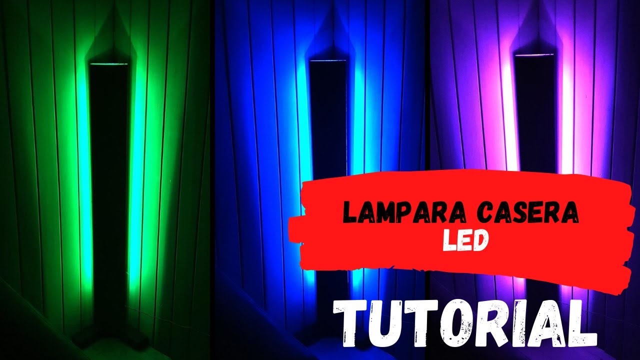🚦🔦Cómo Hacer Una Lampara de LEDs (Fácil de hacer) - YouTube