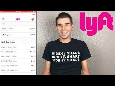 Earnings from My First TWO WEEKS as a Lyft Driver - YouTube