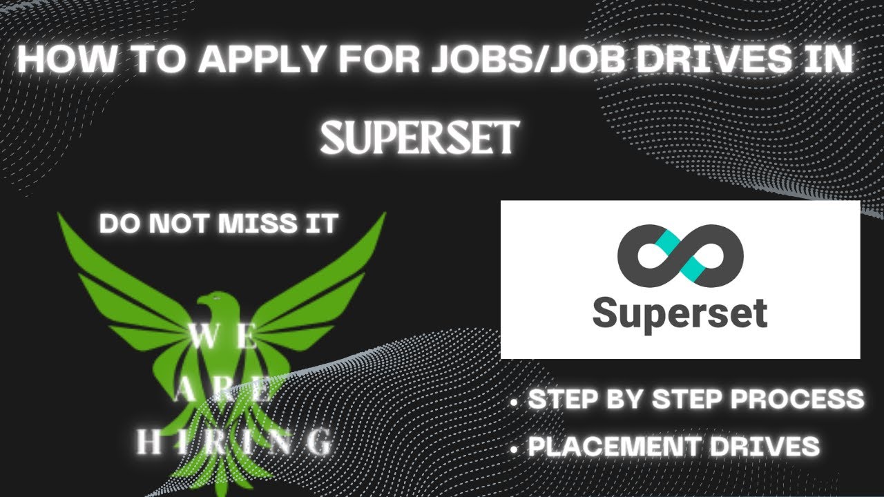 How to Apply for Jobs/Job Drives in Superset. Complete Step by Step ...