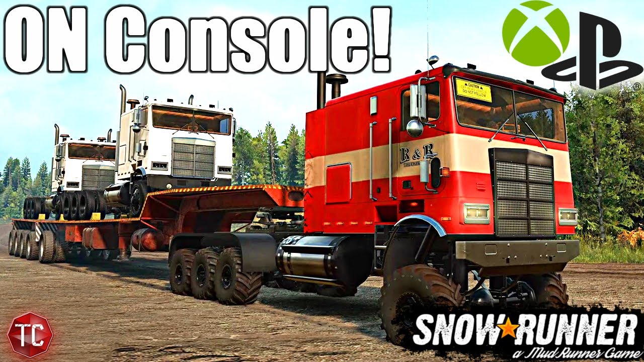SnowRunner: The 8X8 CABOVER Is NOW ON CONSOLE! (Mud Stress Test) - YouTube