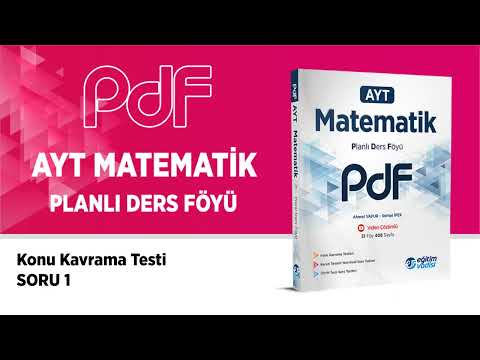 AYT Matematik PDF Föy 43 Konu Kavrama Testi Soru Çözümleri