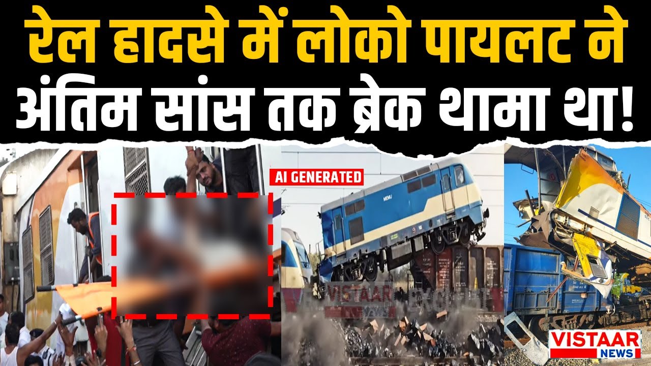 Bilaspur Rail Hadsa: रेल हादसे में लोको पायलट ने अंतिम सांस तक ब्रेक ...