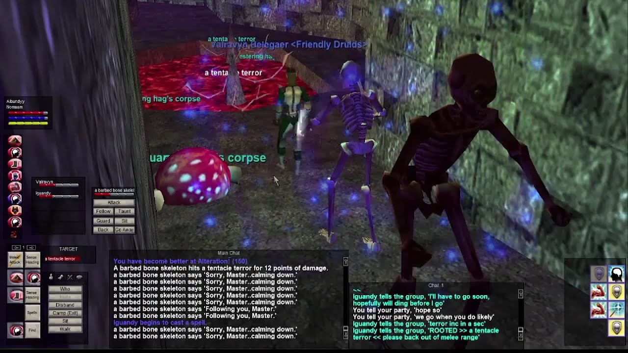 EverQuest P99 Unrest BASEMENT as deep as it gets / Level 29 Enchanter ...