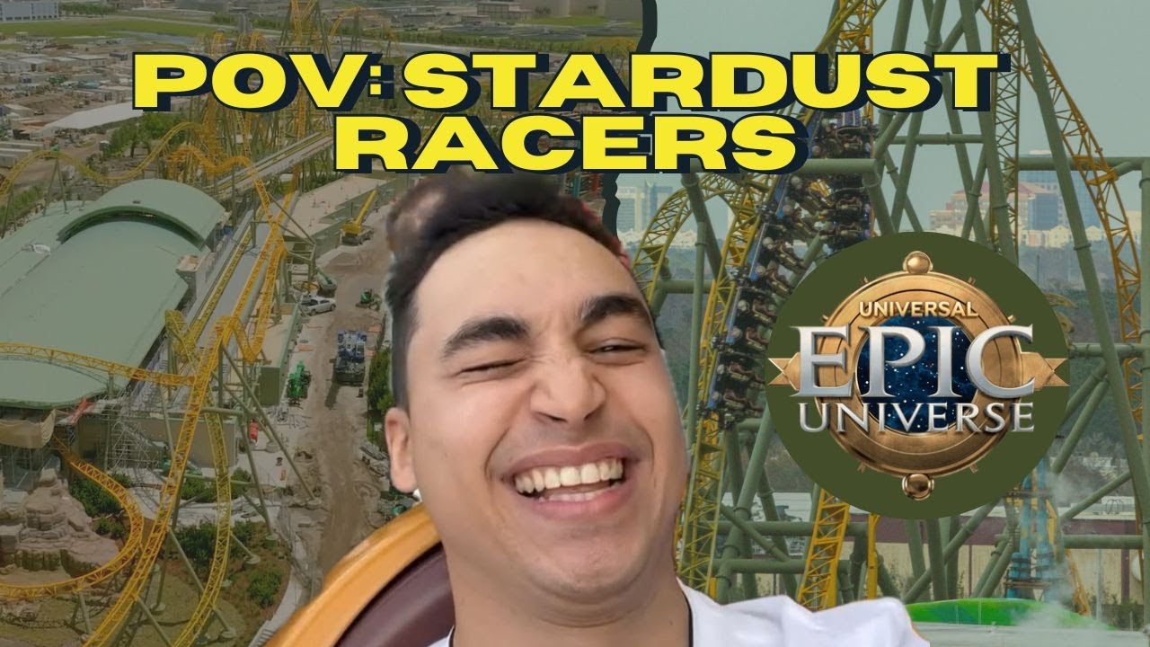 POV: Stardust Racers Roller Coaster | FULL Ride at Epic Universe 2025 ...