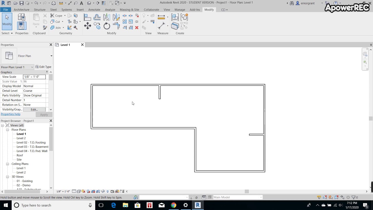 Different tools in Revit - YouTube