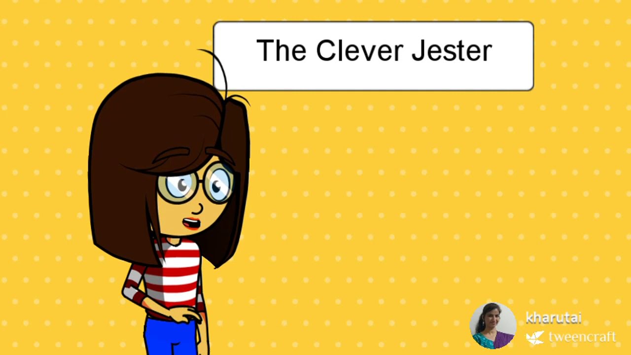learn English through stories" The clever Jester" be smart # ...