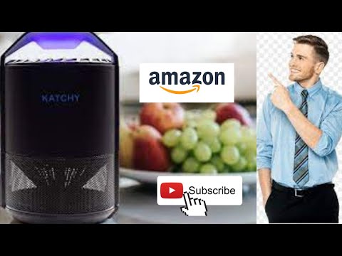 Katchy Indoor Insect Trap Catcher & Killer for Mosquito, Gnat, Moth, Fruit Non-Zap Buzz-Free Home