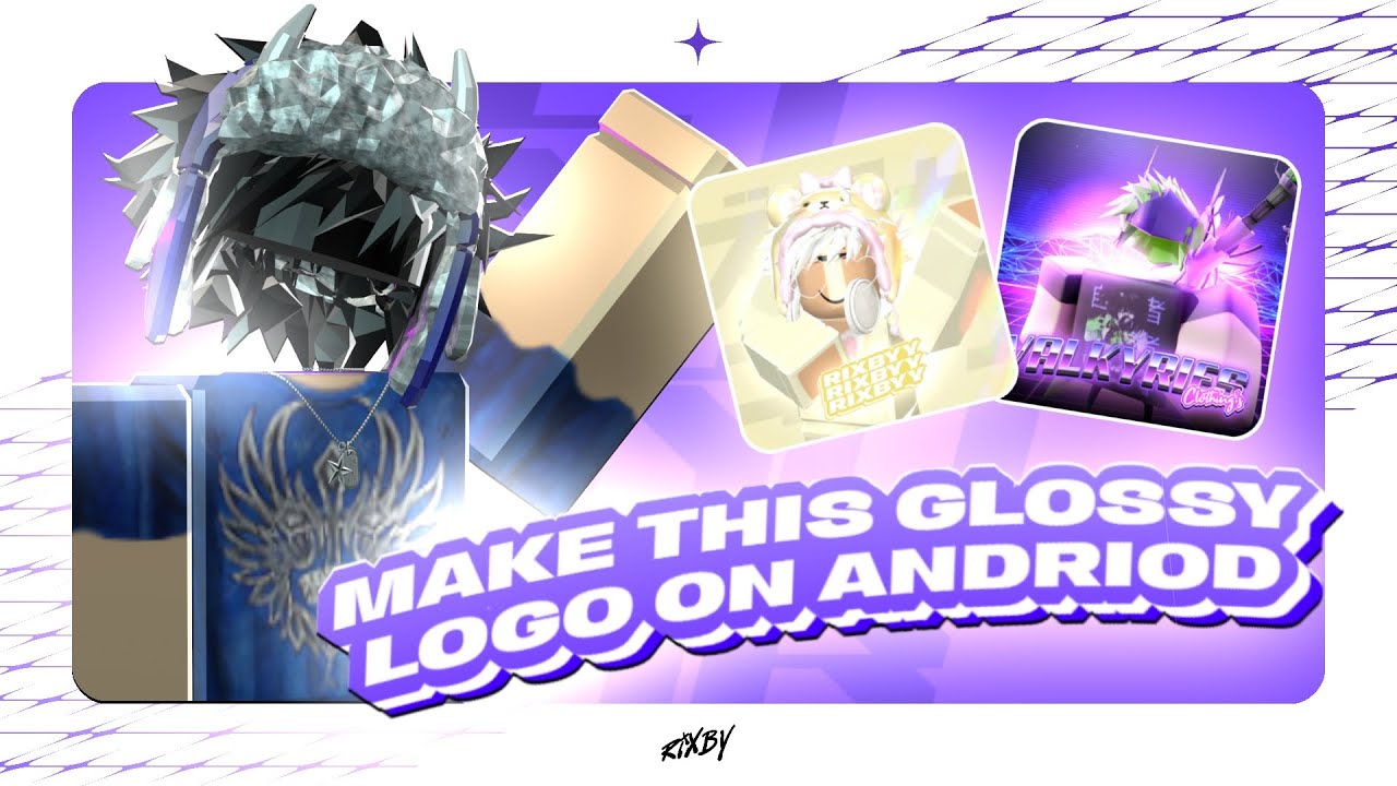 Make This Roblox Glossy Logo On Andriod!! | Easy Tutorial (Roblox ...