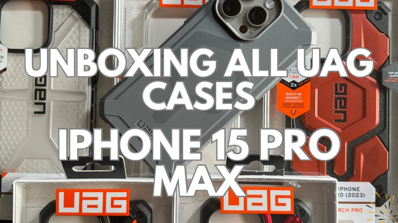 ALL UAG CASES FOR THE iPhone 15 Pro/Pro Max - YouTube