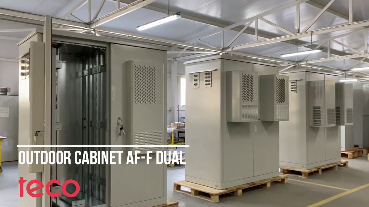 Outdoor cabinet AF-F series by TECO - YouTube