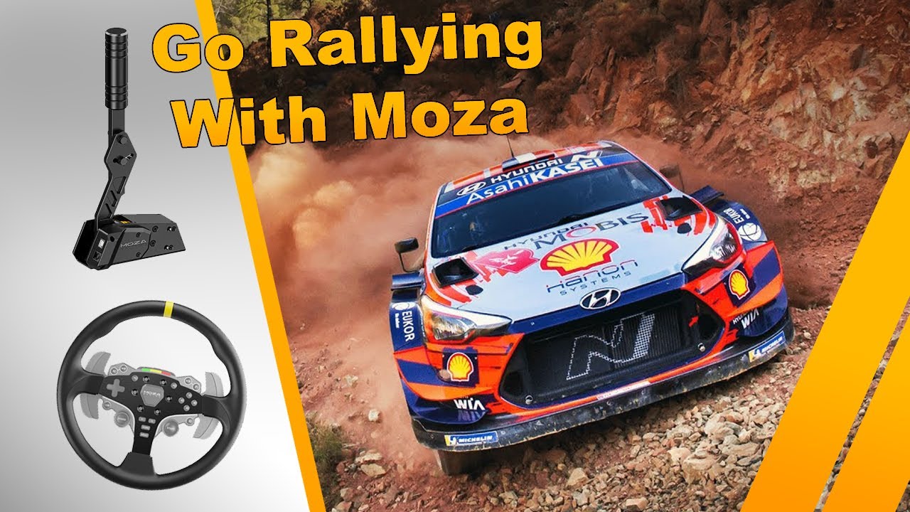 Moza HBP Handbrake and 12 Inch Round Wheel Review - YouTube