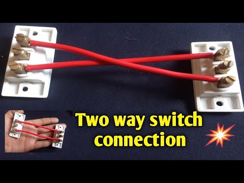 one lamp controlled by two switch || #electric #electricity #wire ...