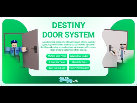 Door System Showcase - Roblox Studio - YouTube