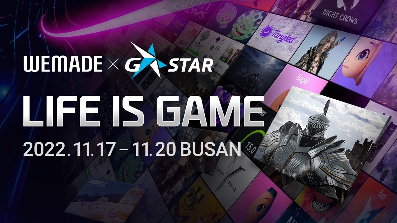 [WEMADE X G-STAR2022] LIFE IS GAME - YouTube