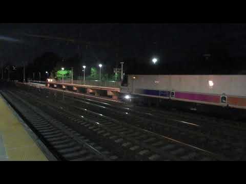 NJ Transit Bombardier ALP-45DP #4520 Departing Hamilton - YouTube