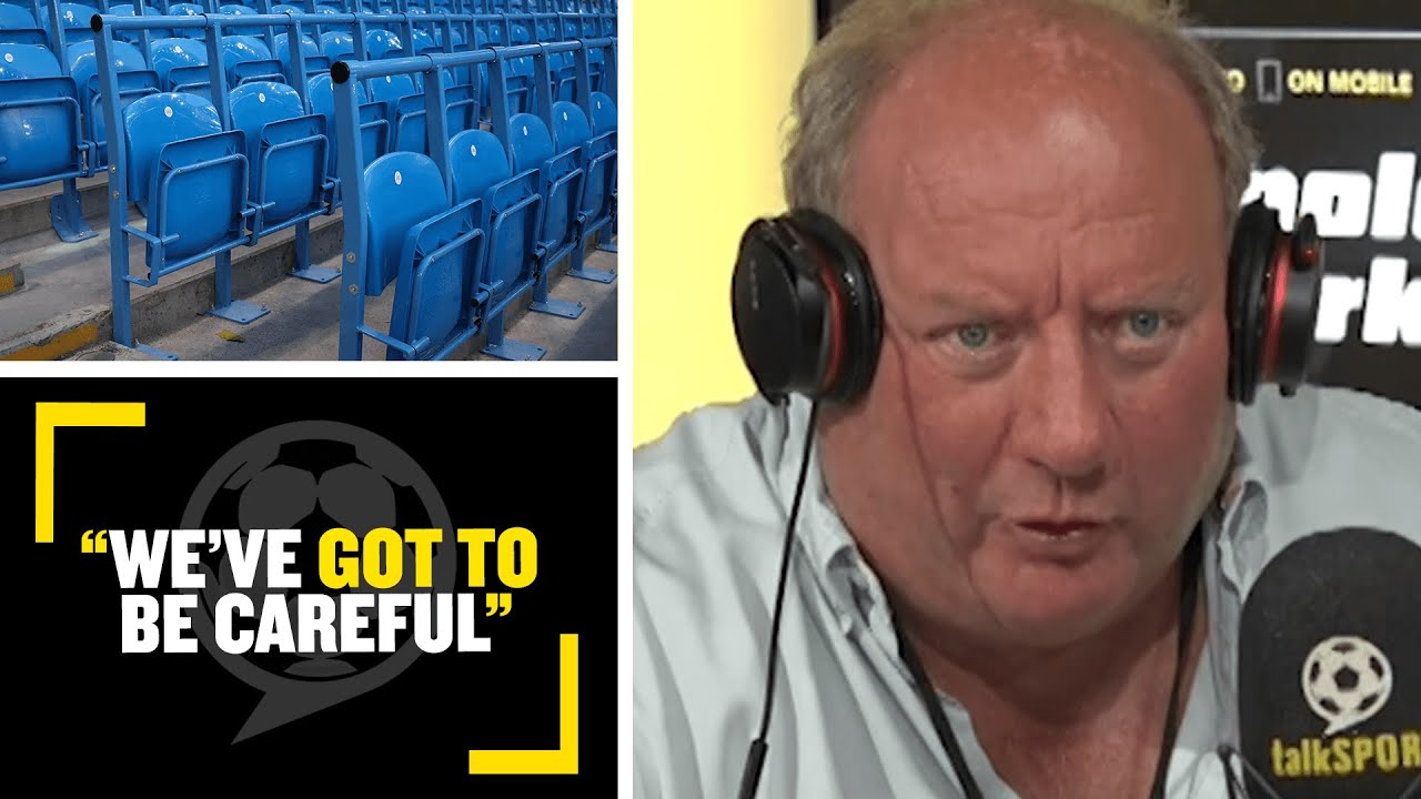"WE'VE GOT TO BE CAREFUL!"👍 Alan Brazil would like to see safe standing ...