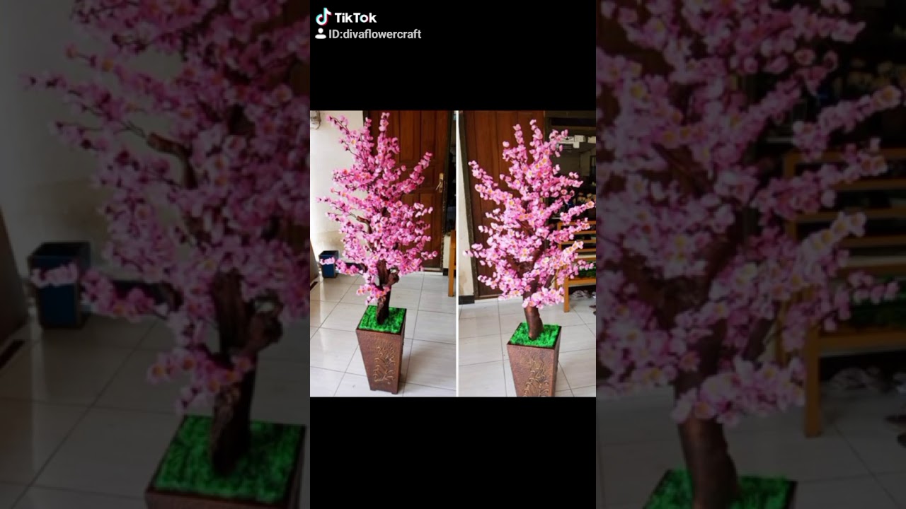 Bonsai sintetis Diva flower craft 081293208685 - YouTube