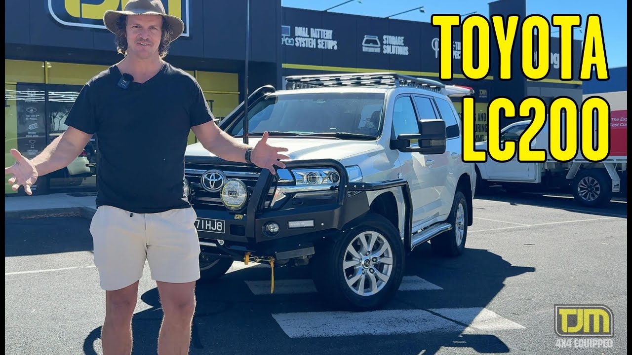 TJM new Toyota Land Cruiser 200 build with Honey Badger - YouTube