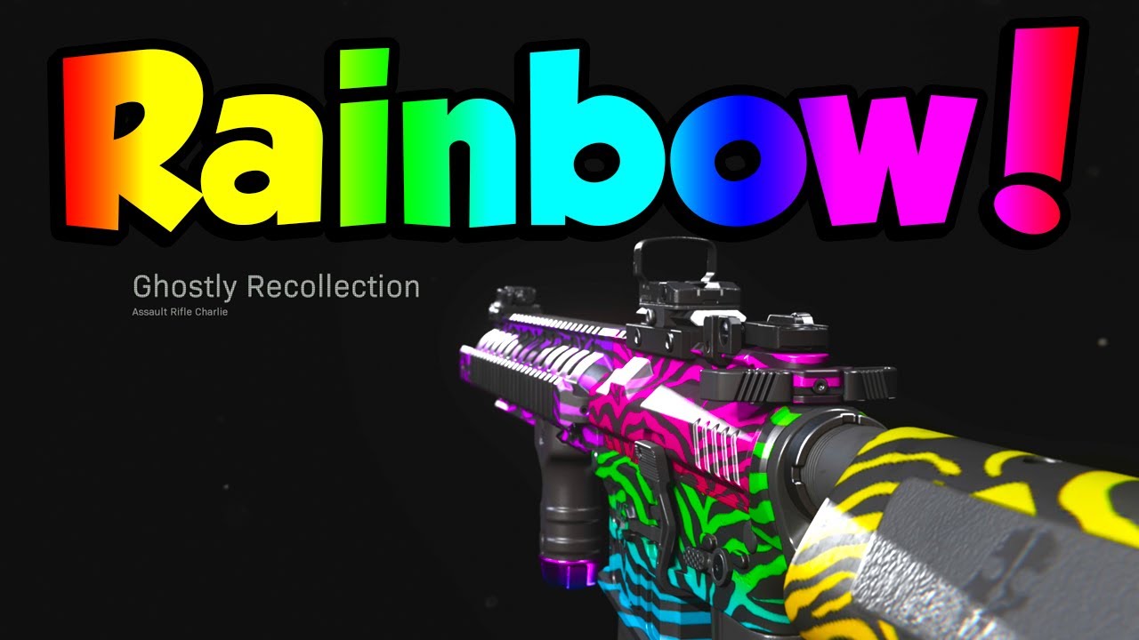 RAINBOW CAMO! (Call of Duty: Modern Warfare Spectrum M4) - YouTube