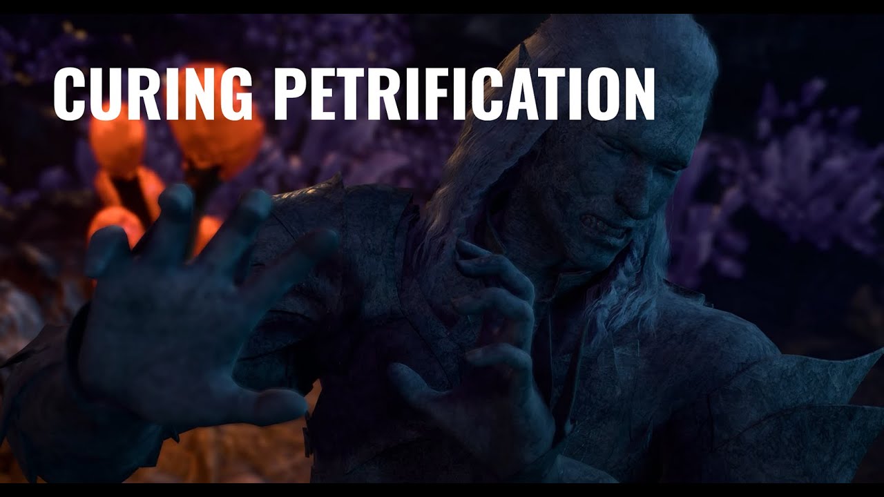 How to cure Petrification in Baldur's Gate 3 - YouTube