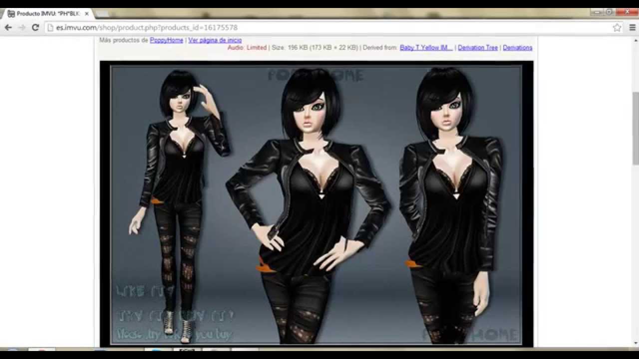 Como hacer un producto Layerable en IMVU - YouTube