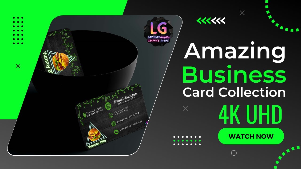Amazing Business Card Collection Edit - 4K UHD | LAKSHAN Graphics - YouTube