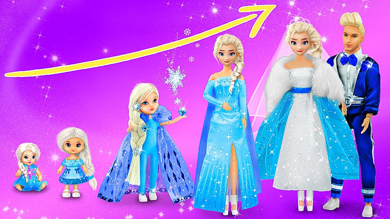 Elsa sta Crescendo! 30 Lavoretti Fai-da-te di Frozen - YouTube