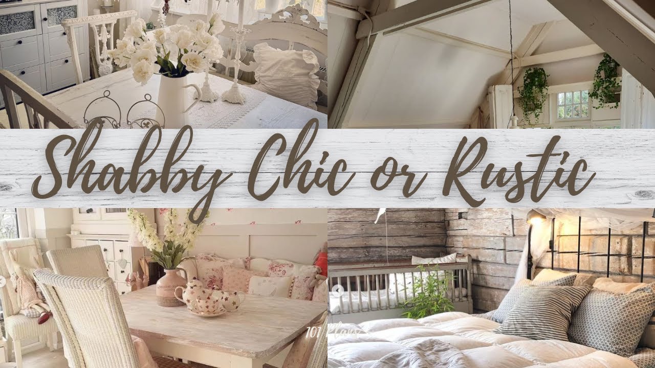Explore how to decorate with personality in the shabby chic or rustic ...