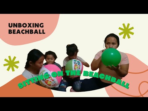Inflate Beachball and Sit on it Unboxing Package from Subscriber