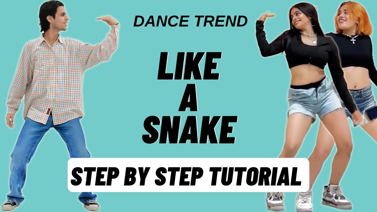 Like A Snake Reels Dance Trend Tutorial | Like A Snake Instagram Dance ...