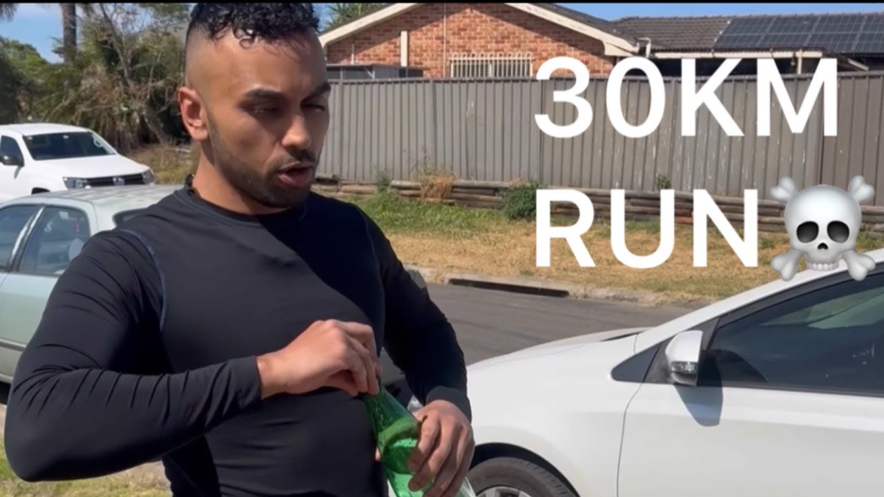 30KM RUN ON NO SLEEP - YouTube