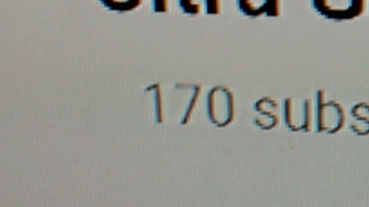 170 subscribers - YouTube