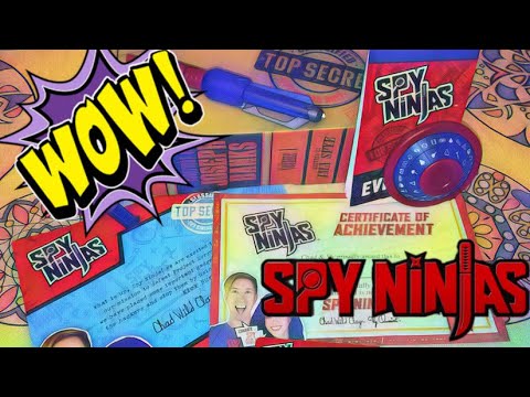 Spy ninjas new recruit mission kit unboxing - YouTube
