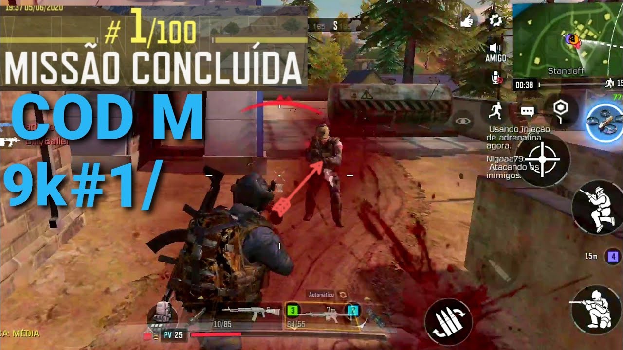 call of duty mobile gameplay Coragem para atacar (COD M) Courage to ...