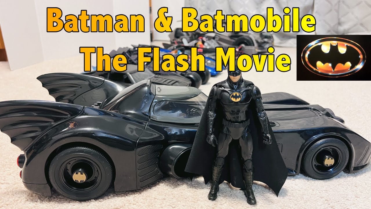 BATMAN | Michael Keaton | and The Batmobile | The Flash Movie | McFarlane Toys - YouTube