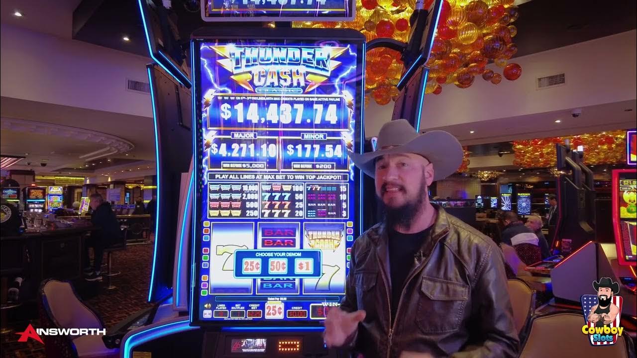 Cowboy Slots with Thunder Cash Classic at Golden Nugget - YouTube