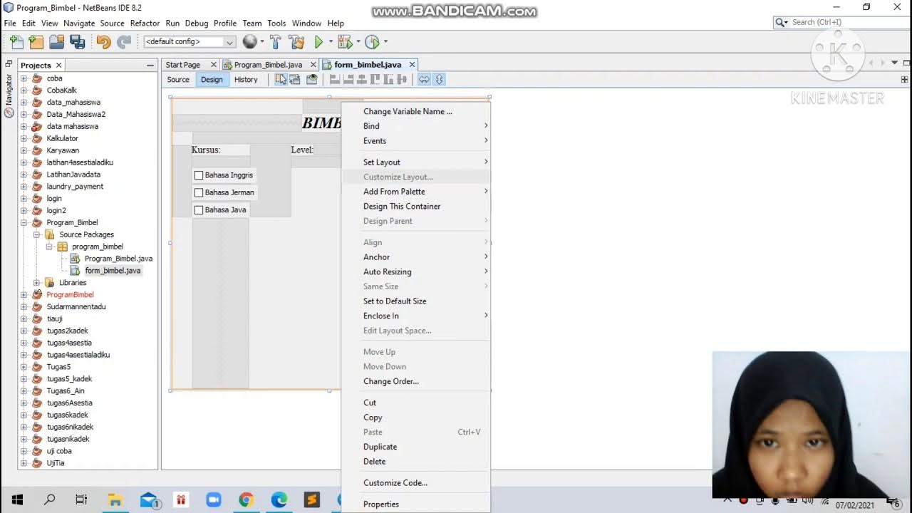 Tugas UAS PBO || Tutorial Membuat Aplikasi Bimbel - YouTube