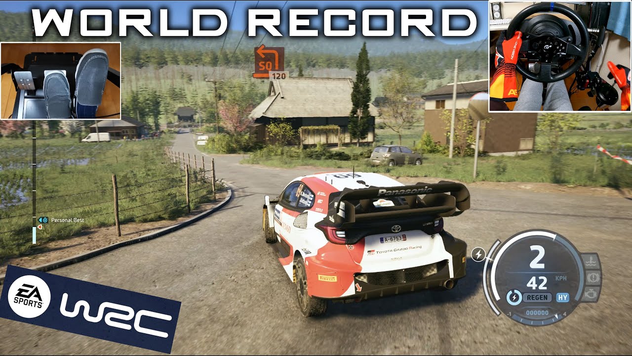 [World Record] Toyota GR Yaris Rally1 (Rally Japan) | EA Sports WRC ...