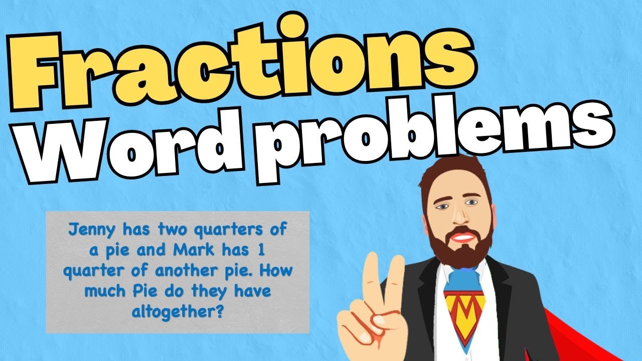 FRACTIONS Word Problems | Year 3 Maths Lesson Uk - YouTube