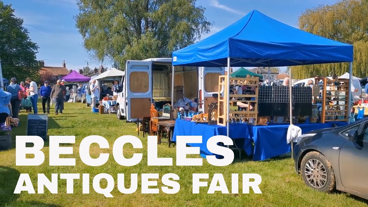 A Tour of the Beccles Antiques Fair - YouTube