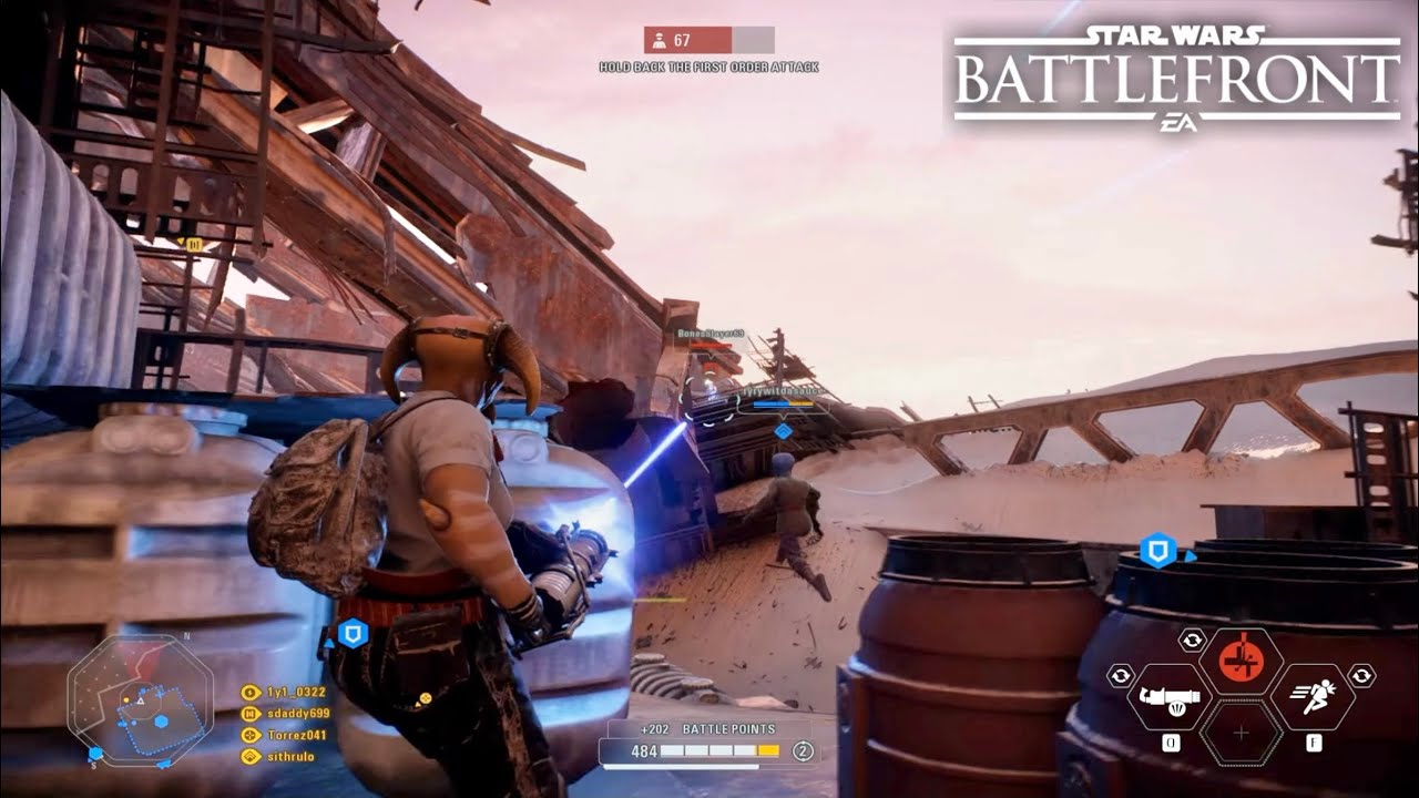 Star Wars Battlefront 2: Galactic Assault Gameplay | Jakku - YouTube