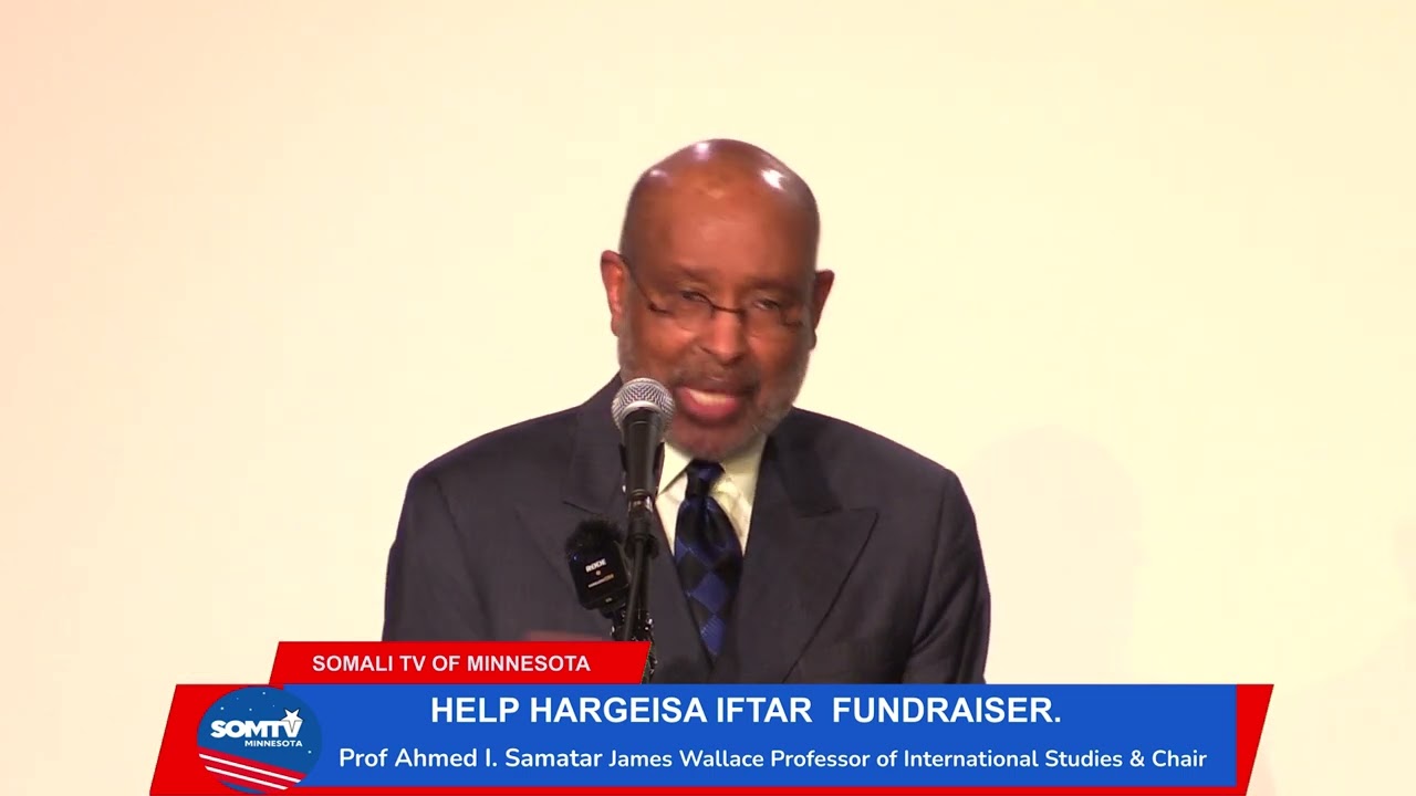 Khudbadii Prof Ahmed Ismail Samatar Xafladda Taakulaynta Hargaysa - YouTube