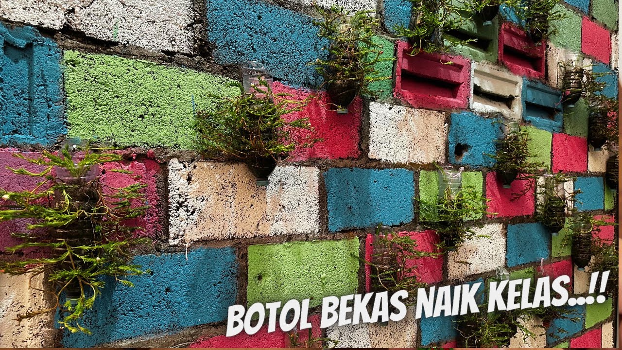 Cara buat pot bunga estetik dari botol bekas - YouTube