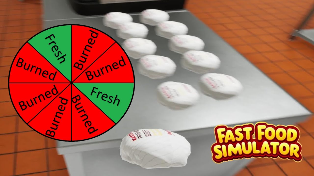 Burned Burgers Roulette! | Fast Food Simulator - YouTube