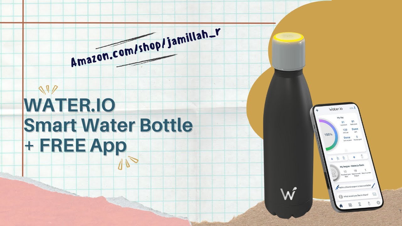 Hydrate Smart with Water.IO: The Ultimate Smart Water Bottle for Daily ...