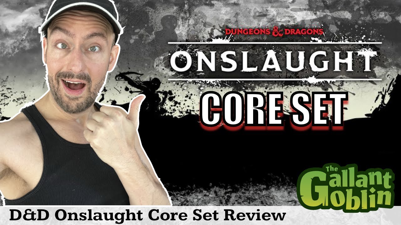 D&D Onslaught Core Set Review - Board Game By WizKids - YouTube
