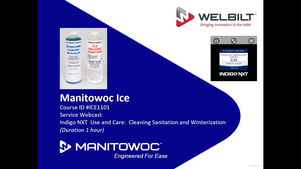 ICE1101 Indigo NXT Use and Care Webcast Recording - YouTube