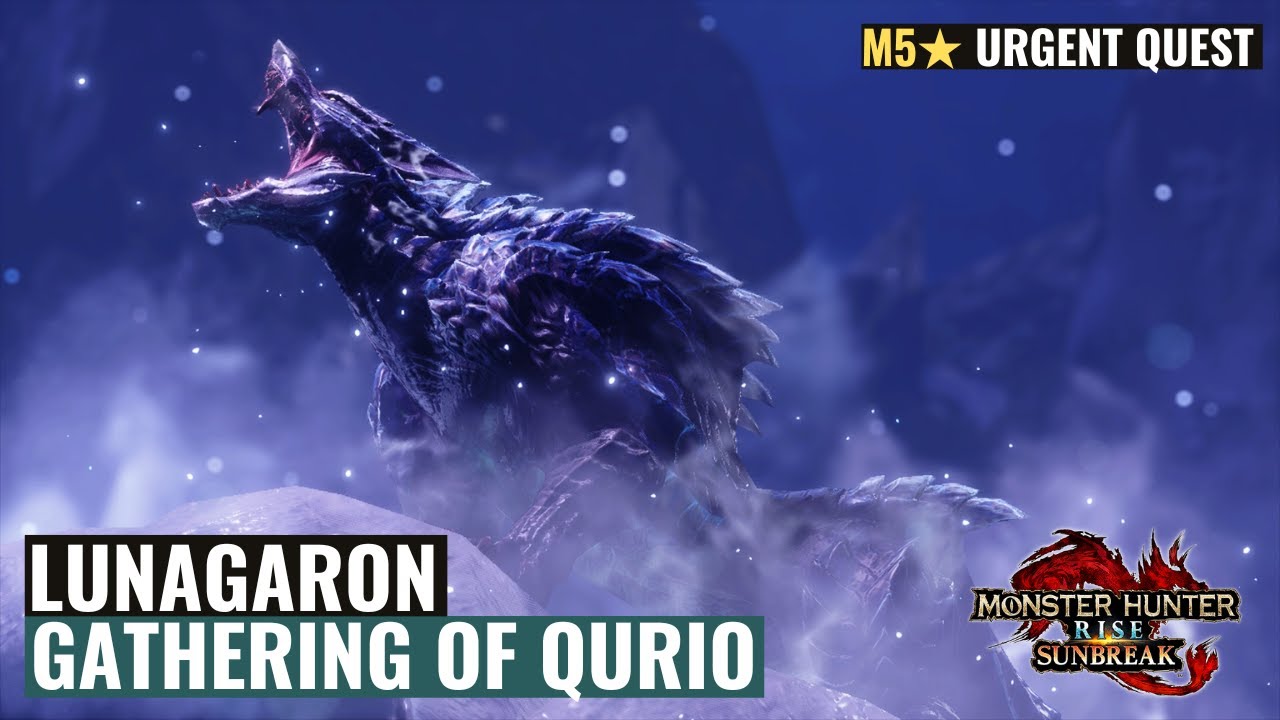 Monster Hunter Rise: Sunbreak - Lunagaron M5★ Urgent Quest (Gathering ...